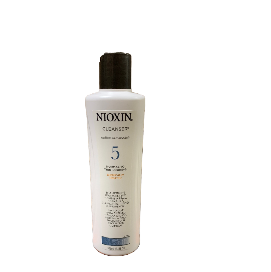Nioxin System 5 Cleanser Shampoo for Medium to Coarse Lightly Thinning ...